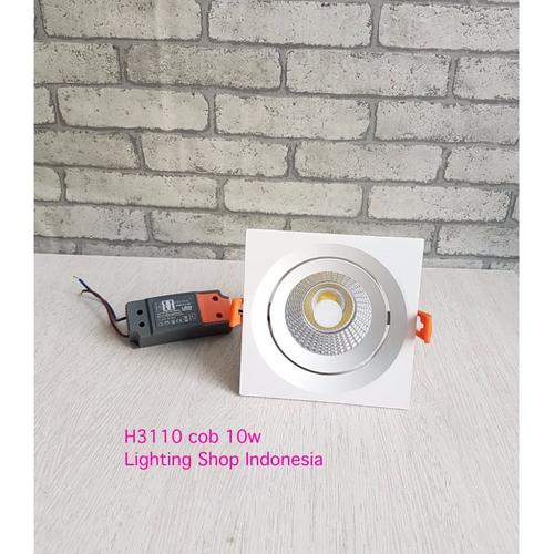 Jual H3110 lampu downlight epistar led cob 10w - cahaya putih - Jakarta ...
