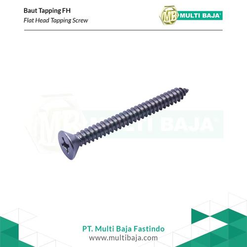 Jual Sekrup FH Tapping Screw Stainless Steel 304 M4 x 25 (#8 x 1 ...