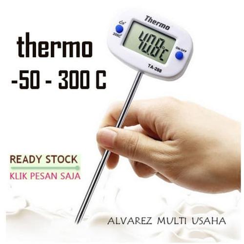 Jual TERMOMETER/THERMOMETER DIGITAL SUSU, KOPI, AIR TEH, DAGING BBQ ...