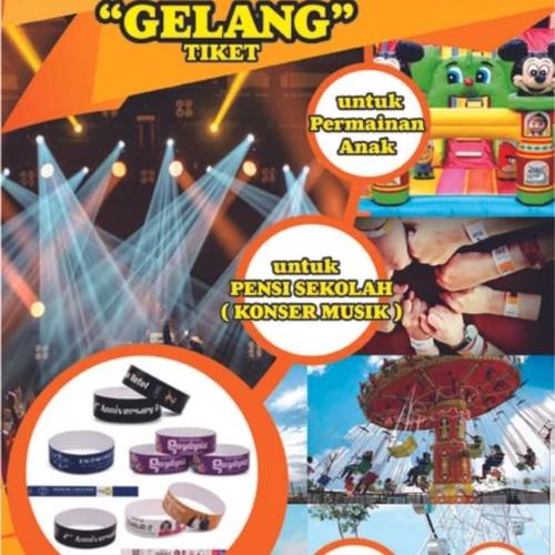 Jual Print Tiket Gelang Promosi - Kota Surabaya - Solarisprint | Tokopedia