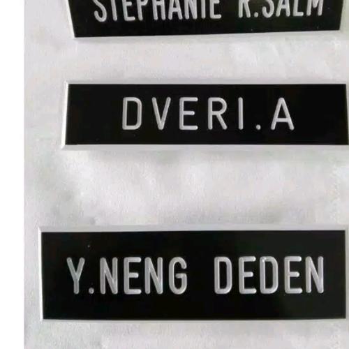 Jual papan nama name tag dinas kerja persit bhayangkari pia jala pns ...