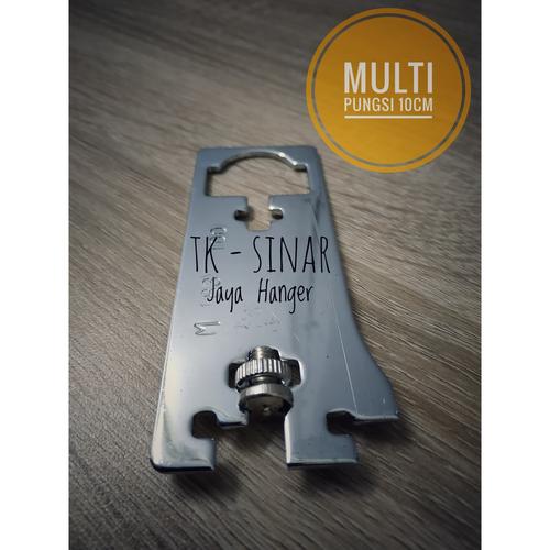 Jual Bracket 10 Cm Pipa Kotak Bulat Siku Braket Penyangga Rak - Kota ...