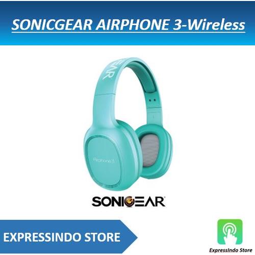 Jual SONICGEAR AIRPHONE 3- Wireless Headset with Strong Bass & Clear ...