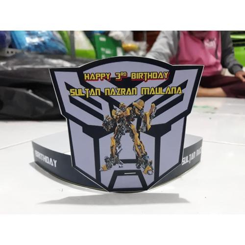 Jual Topi ulangtahun anak karakter transformer - SUPERMAN - Kab. Kudus ...