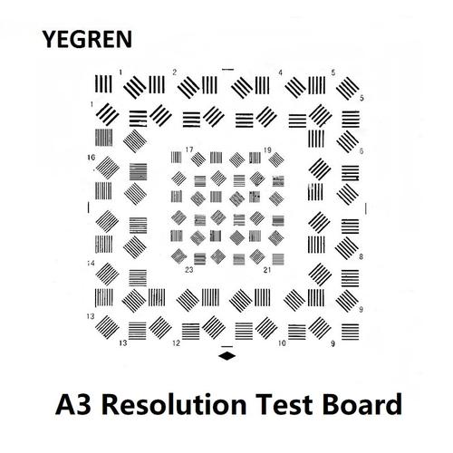 Jual Optical Resolving Power Test Target Board Lens USAF Positive - Kab ...