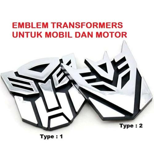 Jual Emblem Logo Transformers Autobot Transformer Chrome - TYPE 1 ...