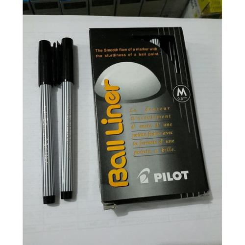 Jual Pulpen Pilot Balliner ( Ball Liner Medium 0.8mm ) - Hitam ...