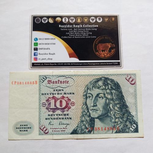 Jual Uang Kuno 10 Mark DEM Germany Jerman Tahun 1980 Grade XF Plus ...