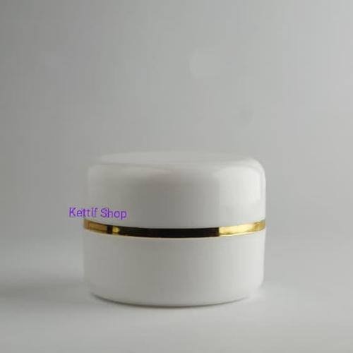 Jual Pot cream 12.5 gr putih list gold - Jakarta Barat - ketiff shop ...