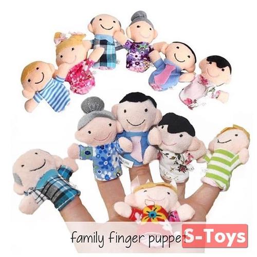 Jual Mainan Family Finger Puppet / Boneka Jari Tangan Keluarga / Bonjar ...