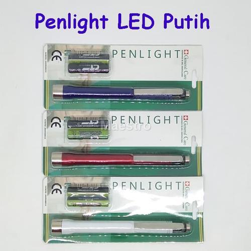 Jual Lampu Pen Penlight Pen Light GC LED Cahaya Putih General Care ...