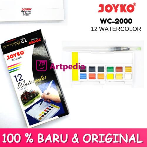 Jual Joyko Watercolor Pocket Set 12 WC-2000 - Cat Air Joyko - Kab ...
