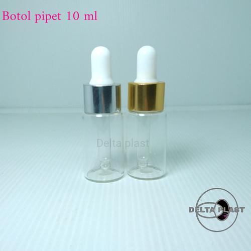 Jual botol serum 10 ml / botol tetes 10 ml / botol pipet 10ml ring ...