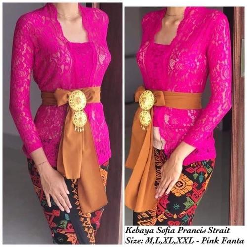 Jual Baju kebaya brokat bali - Kota Denpasar - Baju bali jegeg | Tokopedia
