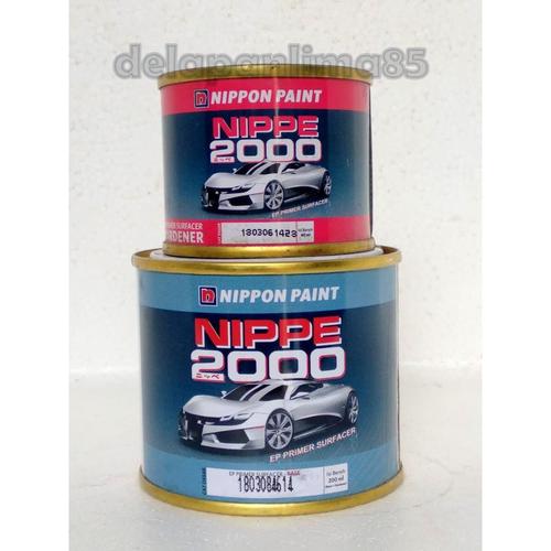 Jual NIPPE 2000 PRIMER EPOXY SURFACER CAT DASAR 2 KOMPONEN 200ml+40ml - Abu-abu - Kota Bandung ...