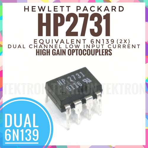 Jual Hewlett Packard HP2731 (dual 6N139) HCPL2731 Optocoupler RS ...