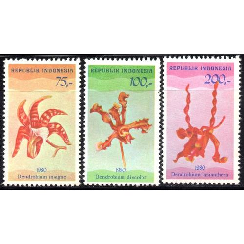 Jual Prangko/Perangko INDONESIA 1980 I-250 ANGGREK / ORCHID - MINT ...