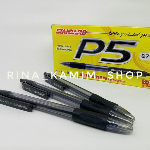 Jual Bolpen Standard/pulpen hitam merek Standard/pulpen pencetan - Kab ...