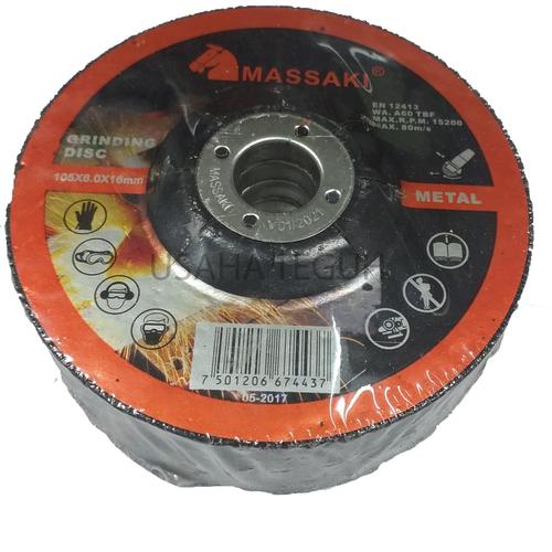 Jual Batu Gerinda Batu Grinding Disc 4 inch tebal 6mm Massaki per pcs ...