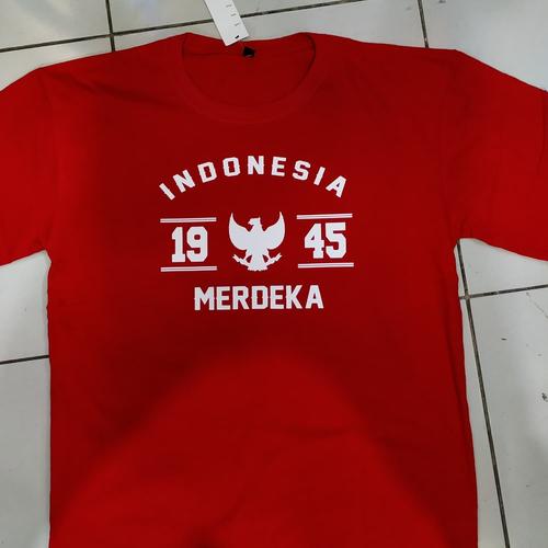 Jual kaos Indonesia merdeka merah putih - Putih, S - Jakarta Pusat ...