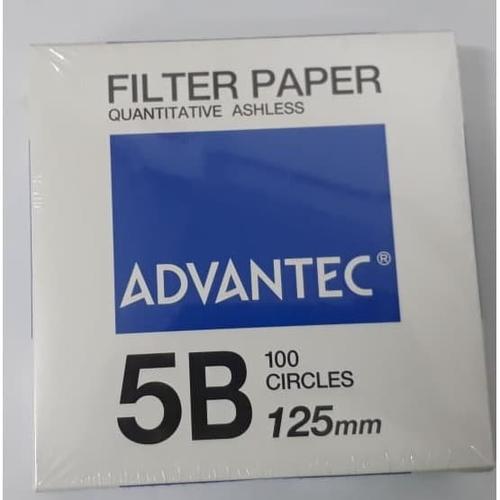 Jual Advantec Filter Paper Quantitative 5B dia 125 mm - Jakarta Utara ...