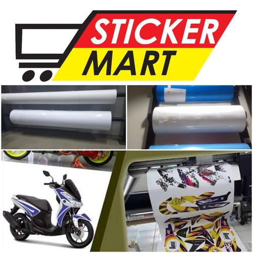 Jual Sticker Vinyl White Glossy 122cm utk Print decal (mirip Orajet ...