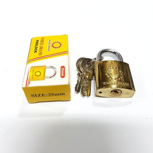 Jual Gembok Wheel Brand 25mm - Kota Batam - ITEM STORAGE | Tokopedia
