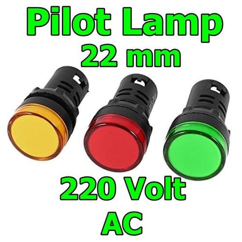 Jual Lampu Pilot Lamp Direct 22mm 220v Indikator Led Signal Color Warna ...