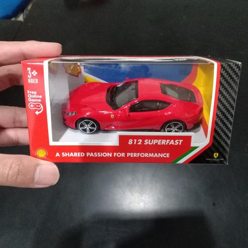 Jual Shell Diecast Ferrari Burago 812 superfast v power v-power Ferari ...