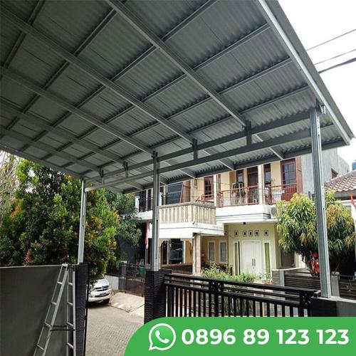 Jual Kanopi Baja Ringan Model Rangka Double Box Atap Alderon RS - Kab ...