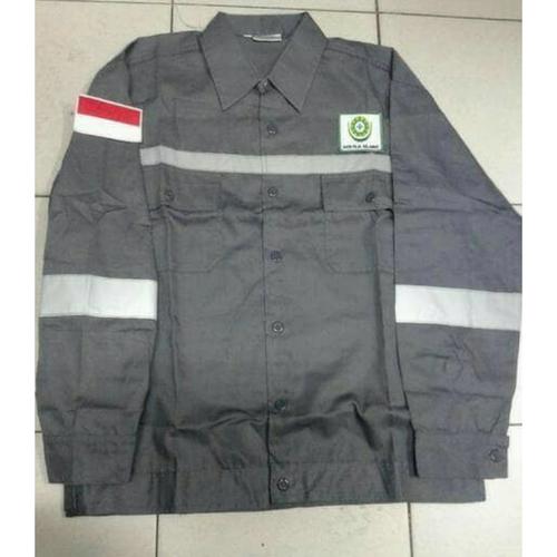 Jual Baju Seragam Safety Abu Abu + Logo safety - Hitam - Jakarta Barat ...