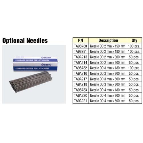 Jual Needle 3mm X 300mm Nitto Kohki for Jet Chisel - Jakarta Barat ...