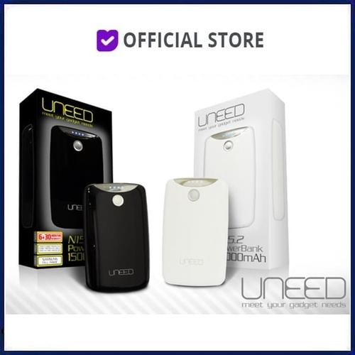 Jual POWERBANK UNEED 15000 MAH / 15.000Mah/ Power Bank Uneed - Putih ...