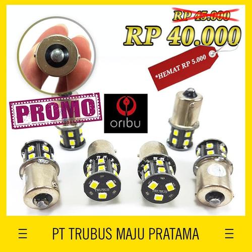 Jual LAMPU SEIN LED MOBIL DAN MOTOR BAYONET 1156 15smd TRULED - ORIBU ...