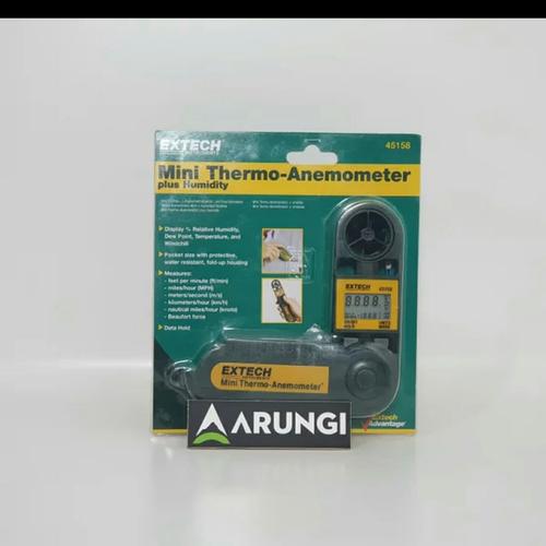 Jual Extech 45158 Mini Thermometer Anemometer with Humidity Meter ...