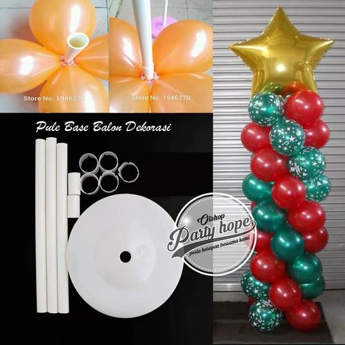 Promo Standing Tiang Dekorasi Balon Foil dan Latex 90cm / Pule Base ...