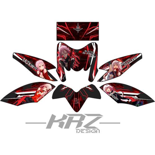 Jual Custom Desain Decal Stiker Motor Blade 110 (Anime) by KRZ - Kota ...