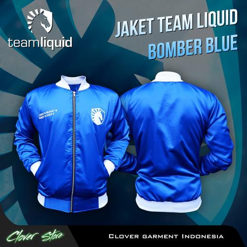 Jual Jaket Team Liquid Bomber Blue - Gaming Hoodie Team Esports - XL ...