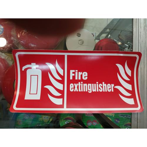 Jual SIGN LABEL STICKER FIRE EXTINGUISHER APAR 30X15CM STIKER K3 RAMBU ...