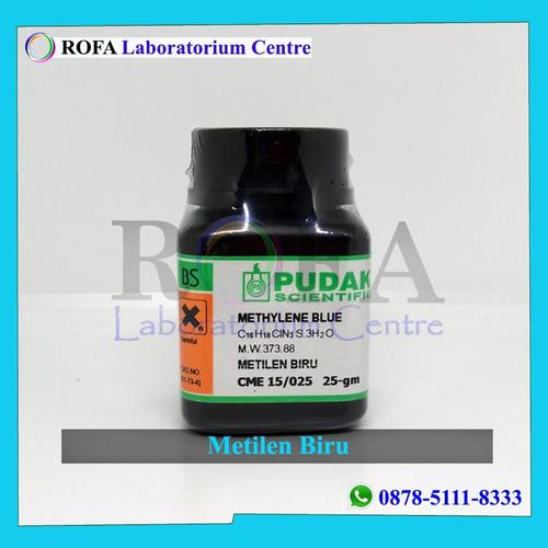 Jual Metilen Biru | Methylen Blue| C16H18N3SCl 25 gram - 1 gram - Kota ...