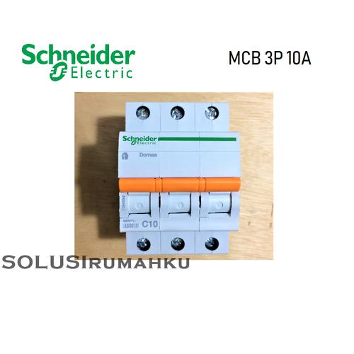 Jual MCB 3 PHASE SCHNEIDER 10A / SIKRING 3 PAS 10 AMPERE / MCB 3P 10 A - Kota Bandung ...