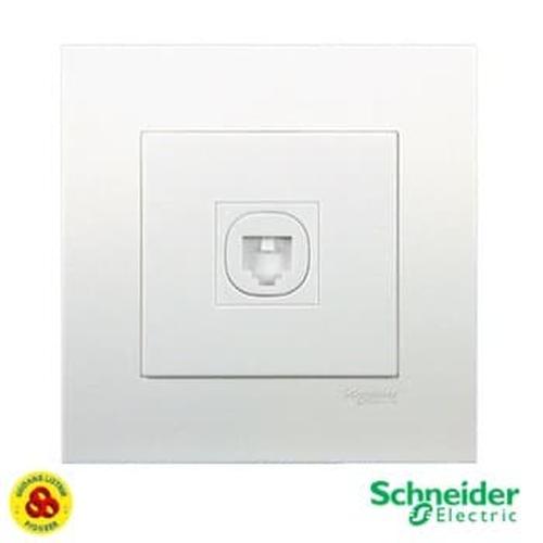 Jual SCHNEIDER STOP KONTAK TELP VIVACE KB31TS WE OUTLET TELP RJ11 ...
