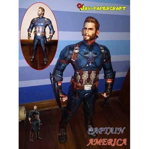 Jual DIY Papercraft Captain America - Kota Bandung - dearbestshop ...