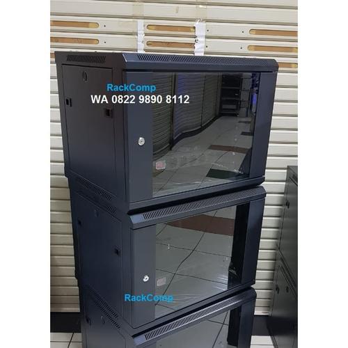 Jual Rack Server 6U / Wallmount Rack 6U Depth 500mm Single Door 19 ...