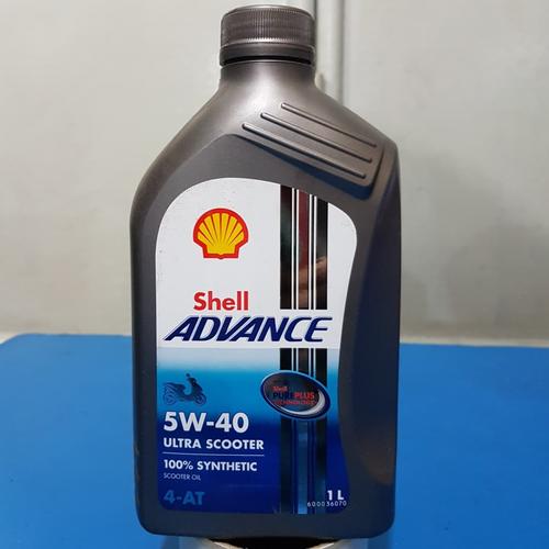 Jual Shell Advance Ultra Scooter 5W-40 100% Synthetic Botol 1L ...