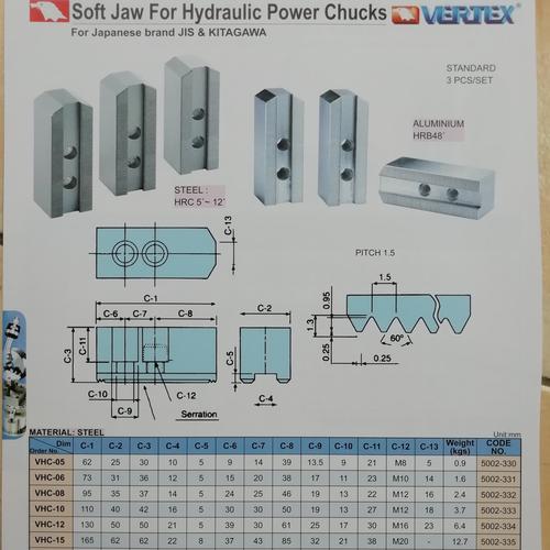 Jual vertex soft jaw vhc 12 - Kota Surabaya - Vertex indonesia | Tokopedia