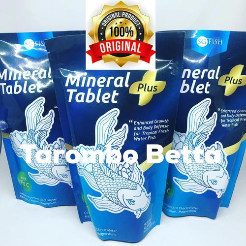 Jual SG FISH - MINERAL TABLET PLUS Vitamin C Garam Ikan 40 Tablet 280 ...