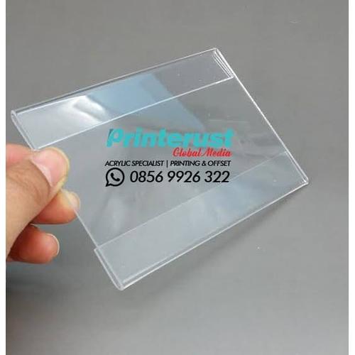 Jual ACRYLIC PRICE TAG/ AKRILIK LABEL HARGA LANDSCAPE (6,5X9CM) GROSIR ...