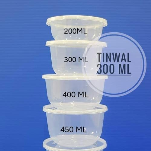 Jual Thinwall bulat 300ml+Tutup mangkok plastik tahan panas microwave oven - Jakarta Selatan ...