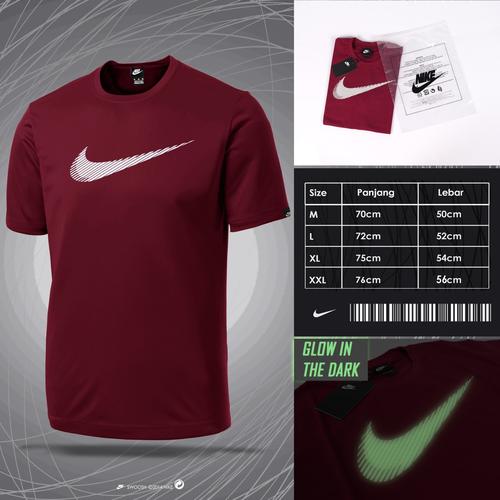Promo TEES NIKE SWOOSH GLOW IN THE DARK | KAOS NIKE DISKON | KAOS NIKE ...